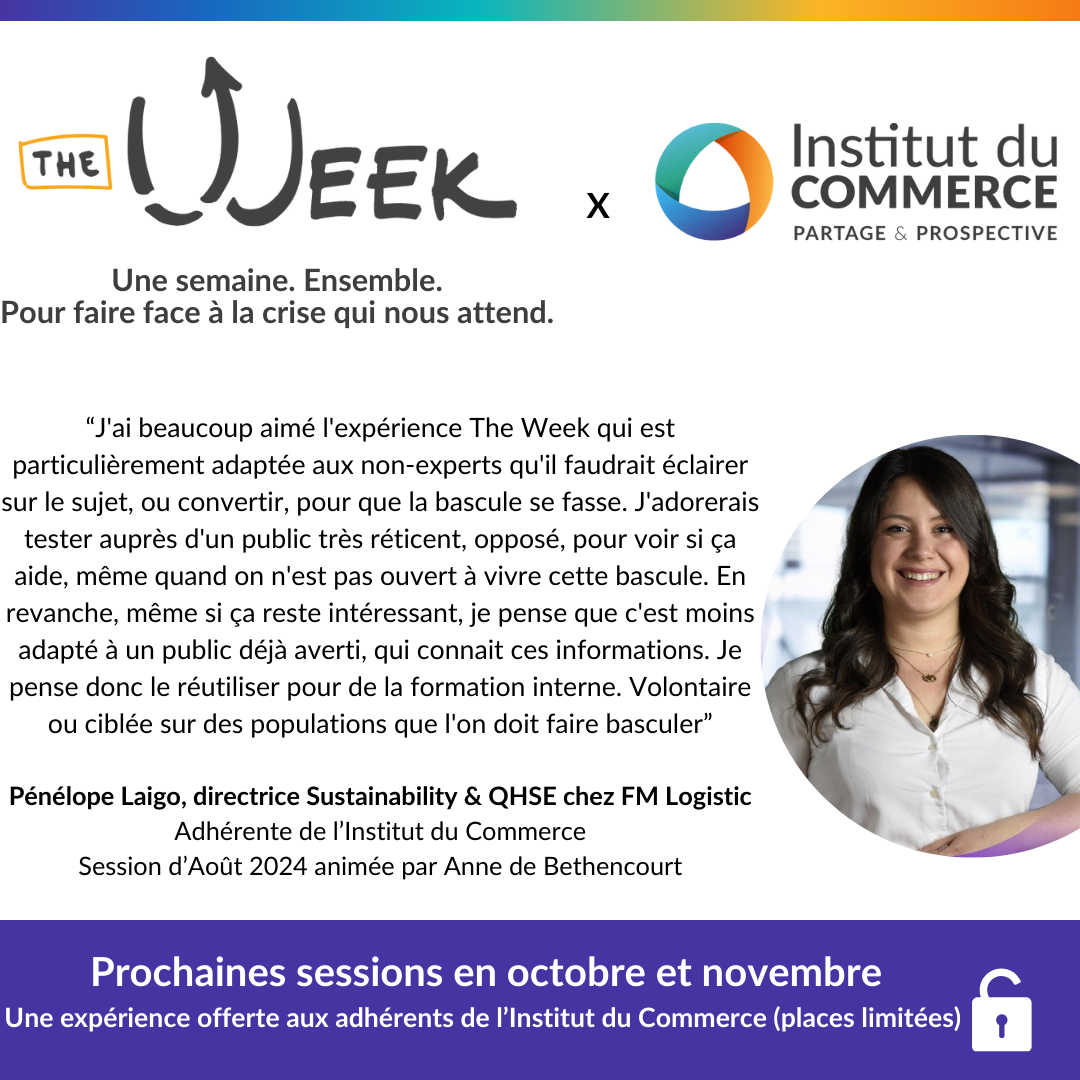 Participez gratuitement à l'expérience The Week avec l'Institut du Commerce | Institut du Commerce